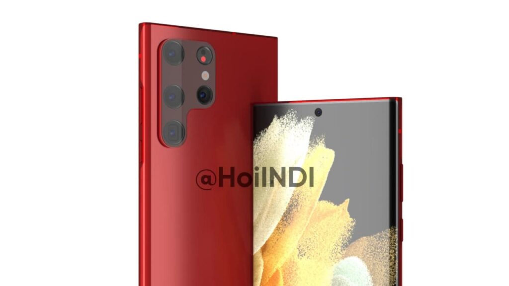 Samsung Galaxy S22 Ultra stunning Dark Red shade renders are here ...