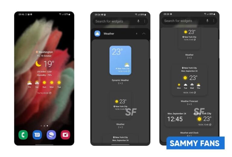 [U] Samsung One UI 4.1 has three new 'Smart Widgets' - Sammy Fans