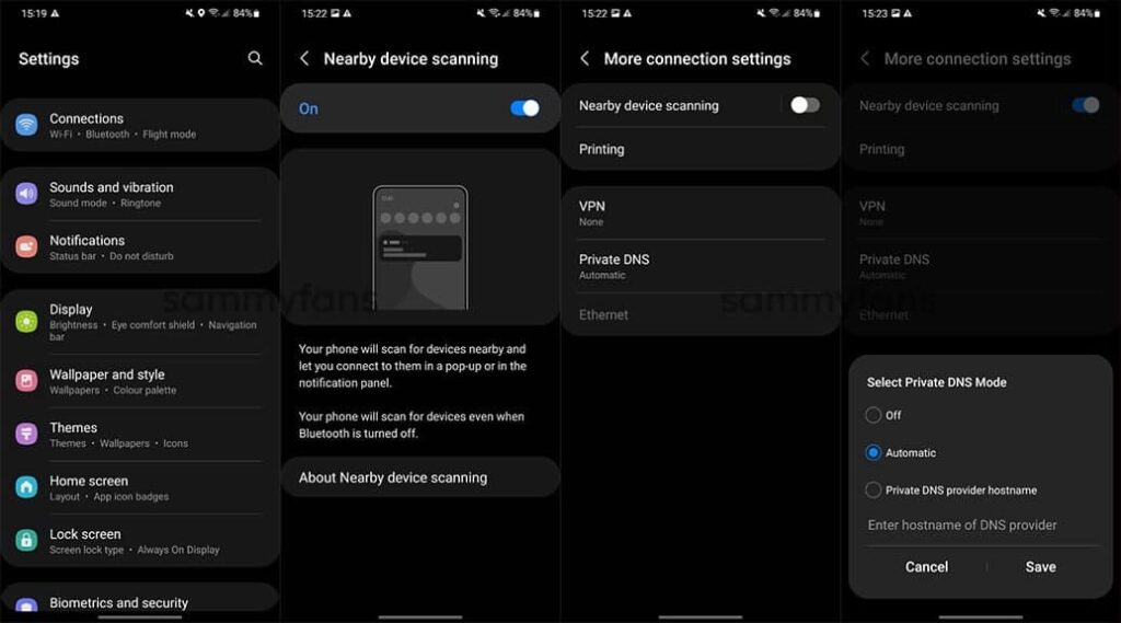 One UI 4.0 Tip: How to use Nearby device scanning on Samsung phones? - Sammy Fans