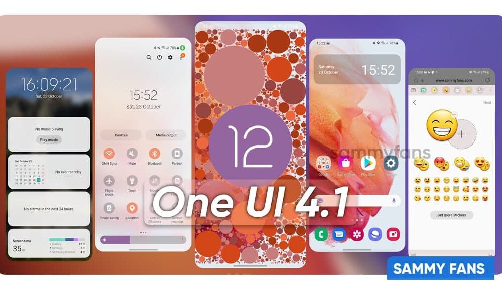 Samsung One UI 4.1 features are here - Advanced Color Palette, Focus ...