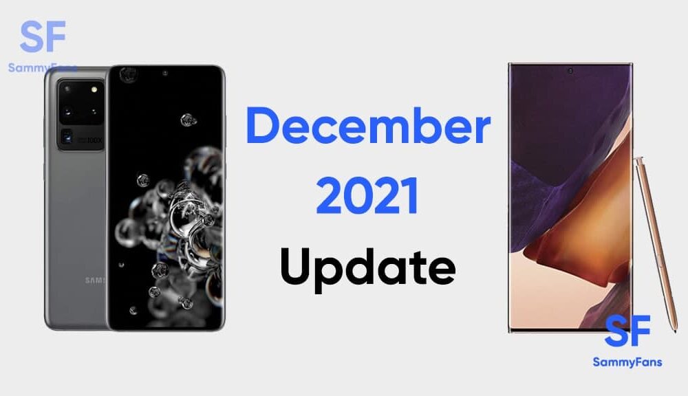 Samsung Galaxy S20, Note 20 get December 2021 security patch in the US ...