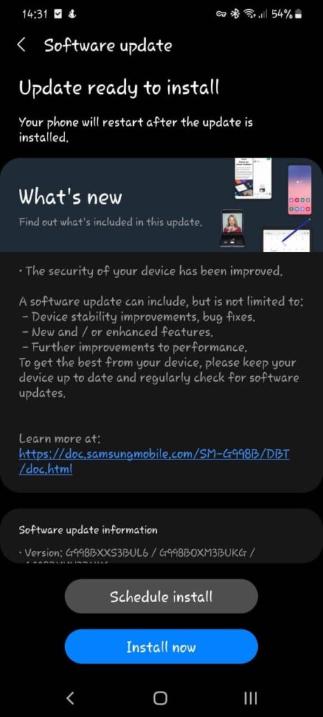 Samsung March 2022 security update released for Galaxy A21s - Sammy Fans