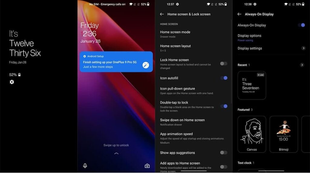 Samsung One UI 4.0 vs OnePlus Oxygen OS 12: Home Screen and Lock Screen ...