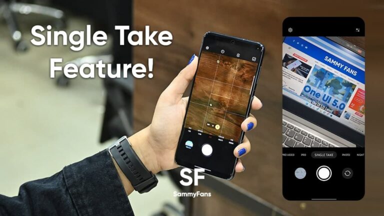 Samsung One UI 4.0 Camera Single Take feature - Sammy Fans