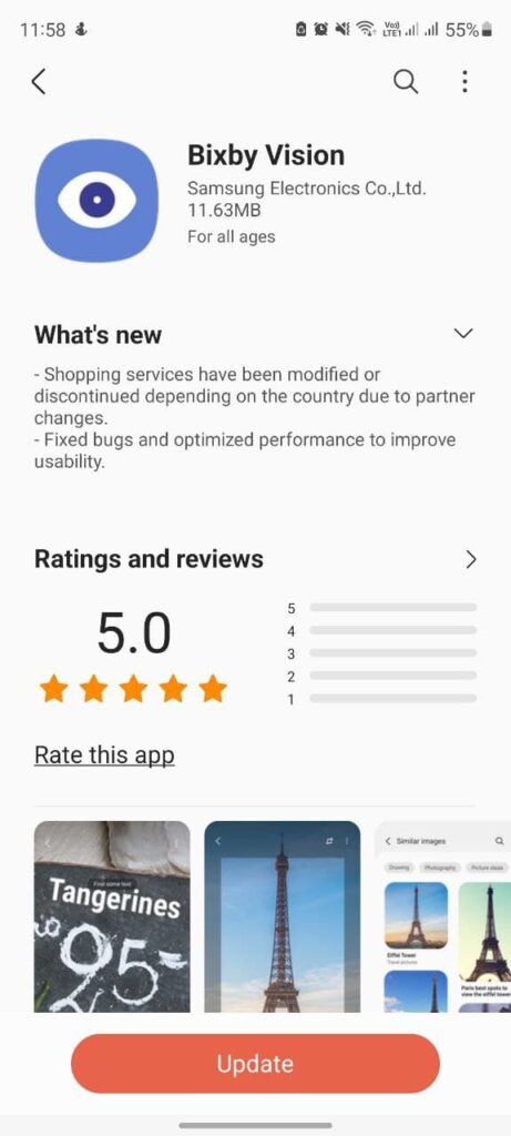 Samsung Bixby Vision updated to version 3.7.62.13, check what’s new ...