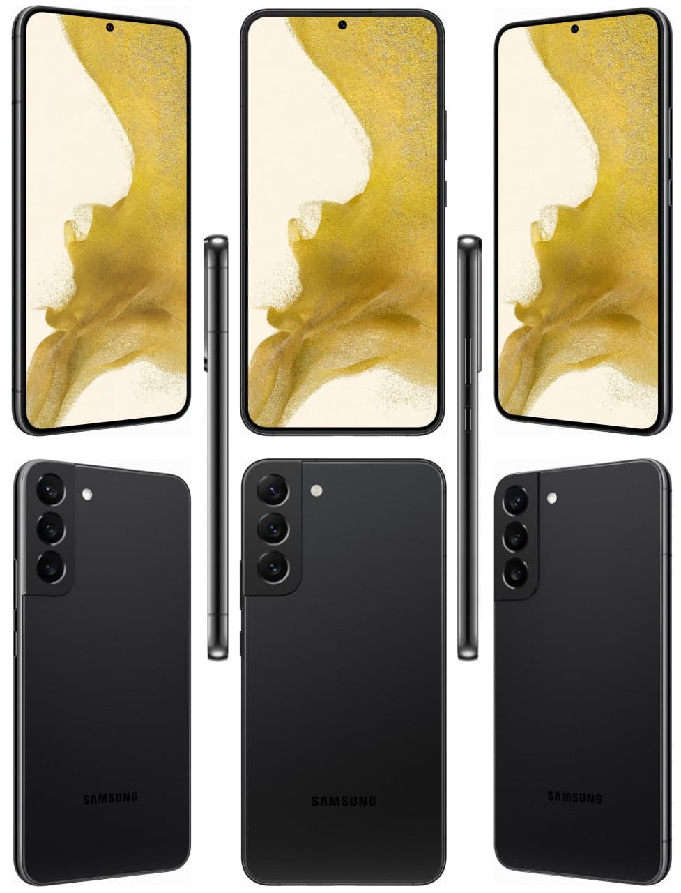 Samsung Galaxy S22, S22+ and S22 Ultra high-res renders leak ahead of ...