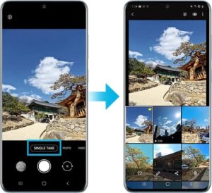 How to use One UI 4.1 Single Take feature on Samsung phones? - Sammy Fans