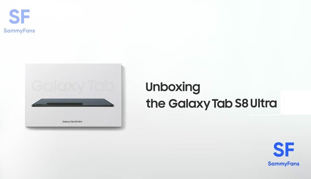 Check out the official unboxing video of Samsung Galaxy Tab S8 Ultra! - Sammy Fans