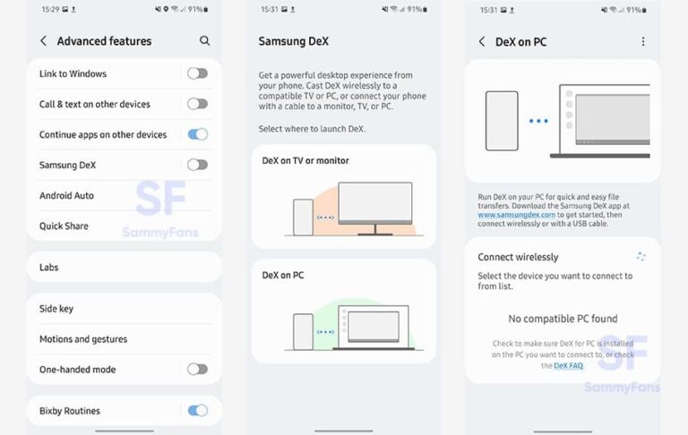 Samsung Android 12 Mobile continuity features with One UI 4.0 - Sammy Fans