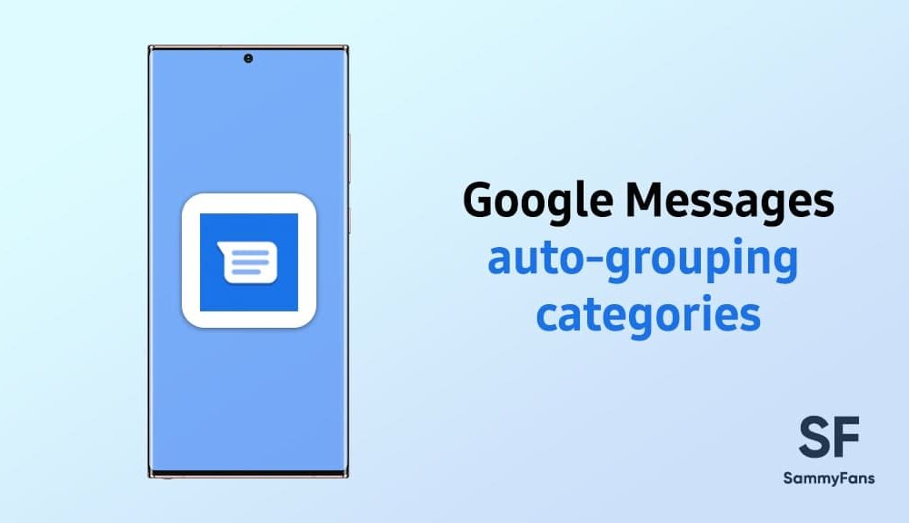 Google Messages Auto-grouping categories feature starts expanding
