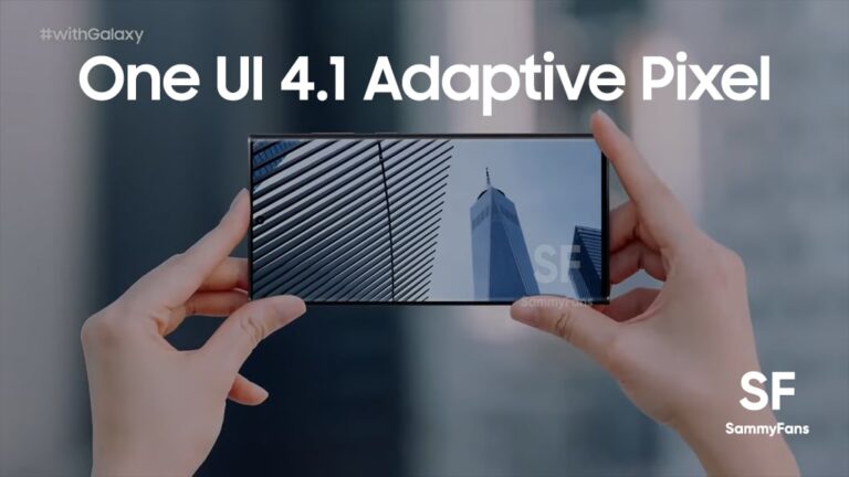 Samsung One UI 4.1 has new ‘Adaptive Pixel’ features - Sammy Fans