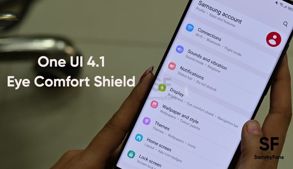 One UI 4.1 Tip: How to enable Eye comfort shield on your Samsung phone ...