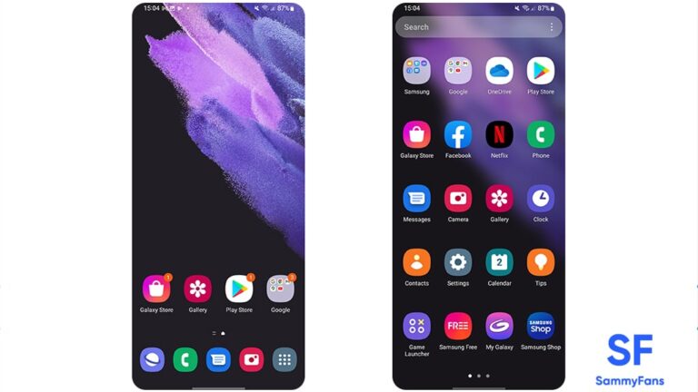 Samsung One UI 4.1 Home Screen, Here is the first impression - Sammy Fans