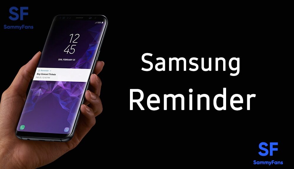 Samsung One UI 4.1: Reminders, register and receive notifications ...