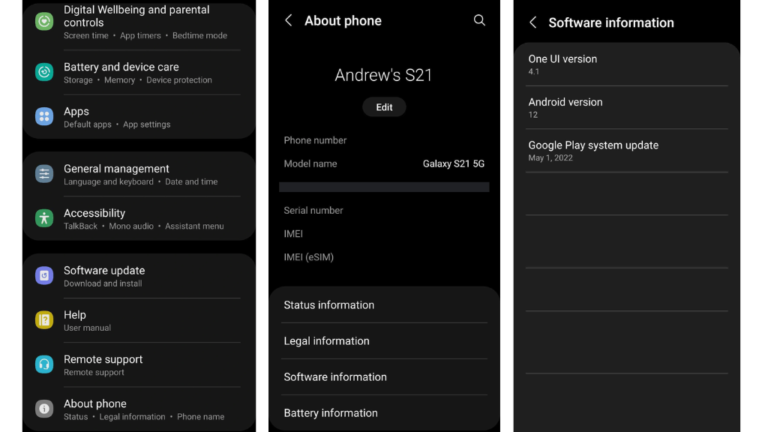 How to check your Samsung phone's Android version - Sammy Fans
