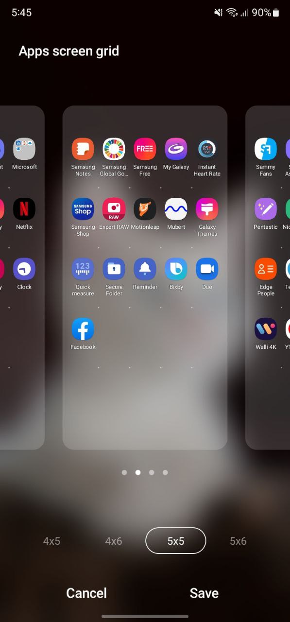 How to expand Samsung home screen and app drawer icon grid - Sammy Fans