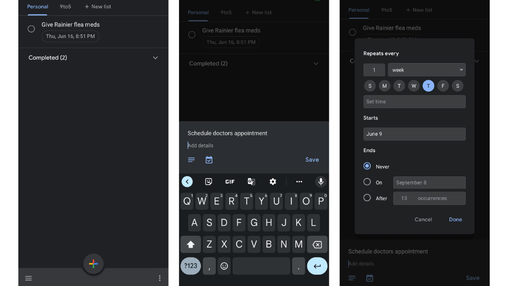 How to use Google Tasks app - Sammy Fans