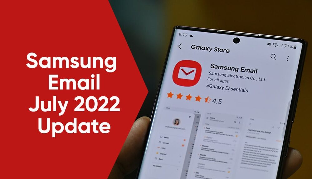 Samsung enhancing Galaxy Email app with July 2022 Update - Sammy Fans