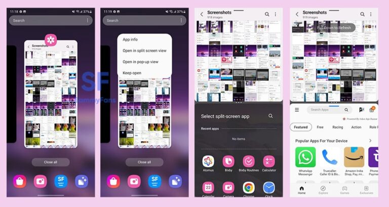Samsung Split-Screen view, here's how to use - Sammy Fans