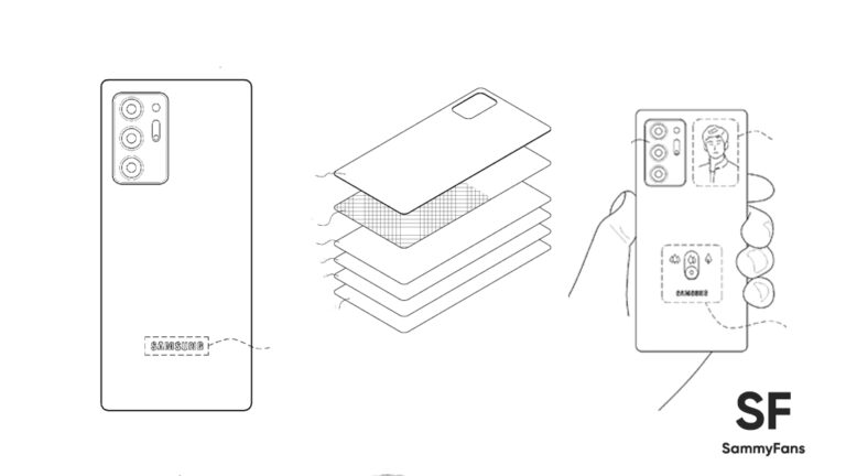Samsung patents a new smartphone design with rear transparent display ...