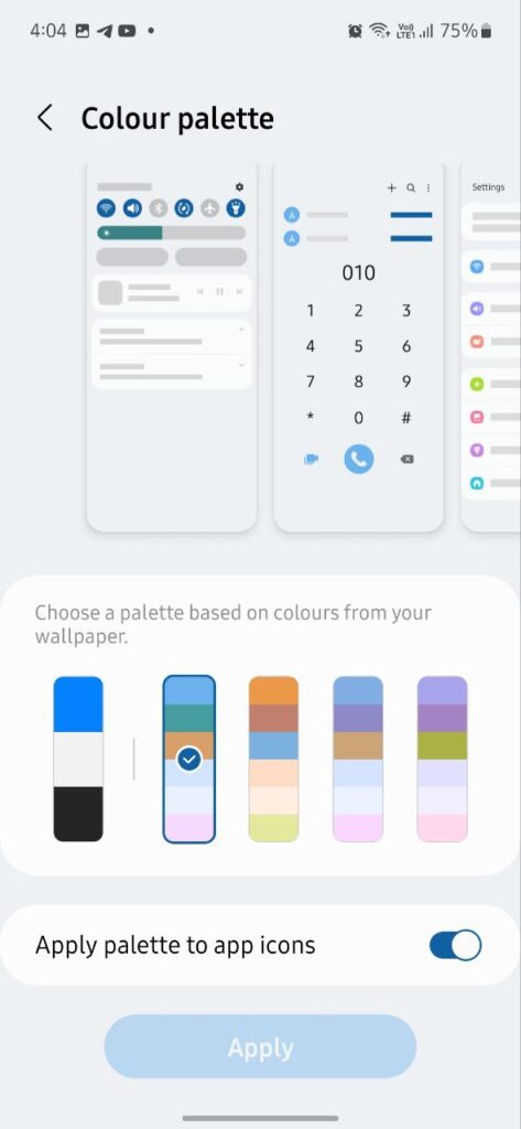 One UI 5.0 vs One UI 4.1 - What's new inside Samsung Color Palette ...