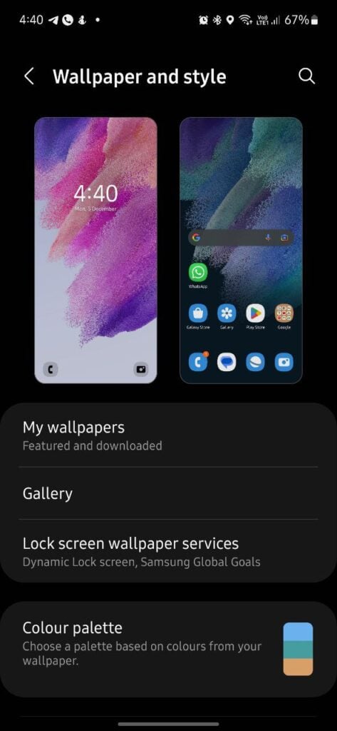 One UI 5.0 vs One UI 4.1 - Samsung Wallpaper and Style section is impressively improved - Sammy Fans