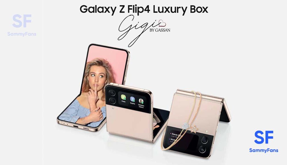 Samsung unveils Galaxy Z Flip 4 Gigi by GASSAN Luxury Box in ...