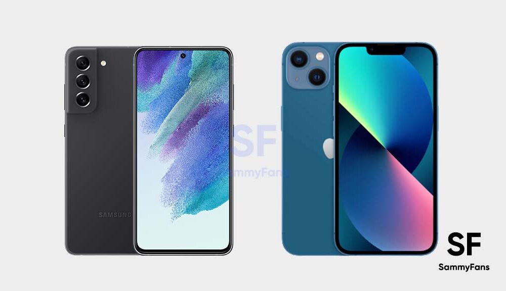 Samsung Galaxy S21 FE vs Apple iPhone 13: Which phone is more valuable? - Sammy Fans