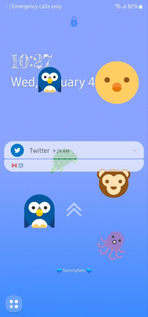 Here's how to add stickers on your Samsung phone's lock screen - Sammy Fans