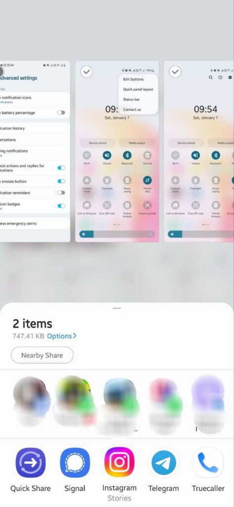 Android 13 Sharesheet vs One UI 5.0 Sharesheet - Sammy Fans