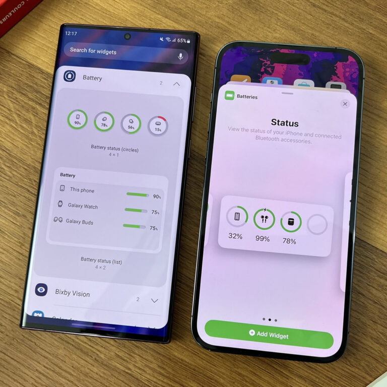 Here's your first look at One UI 5.1 Battery Status Widget [Gallery ...