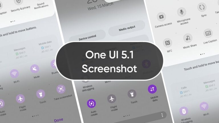 One UI 5.1 Tip - Hide status and navigation bars in your screenshots ...