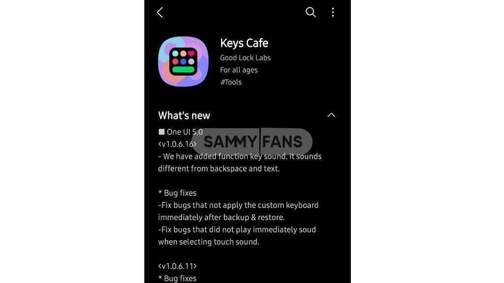 Samsung Keys Cafe update allows you to make your Keyboard typing melodious
