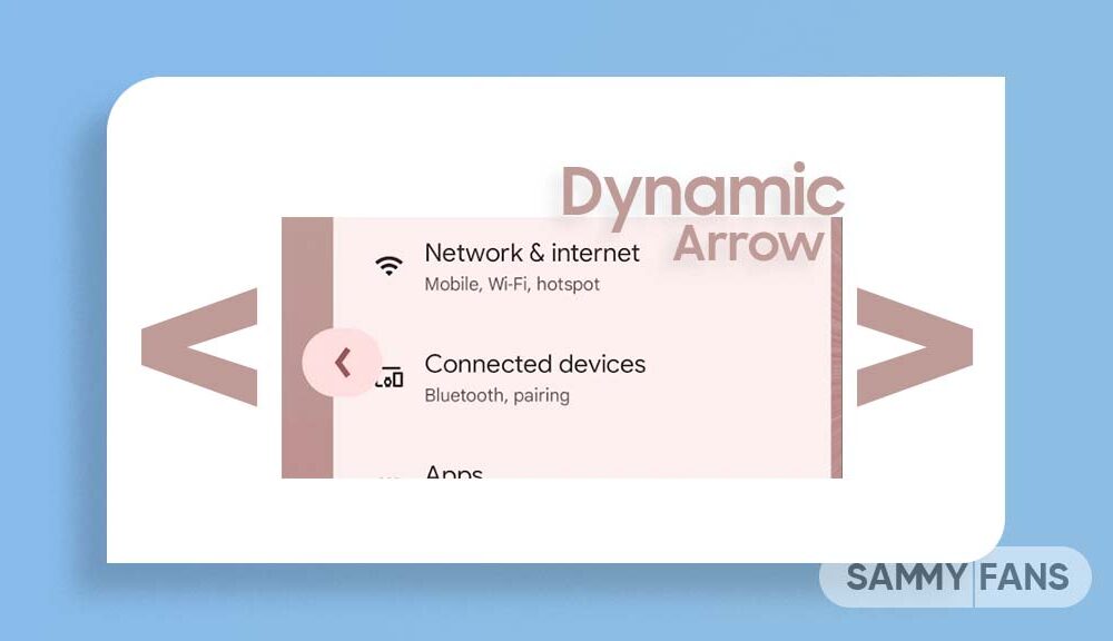 Android 14 brings new Dynamic Back Arrow and it looks good - Sammy Fans
