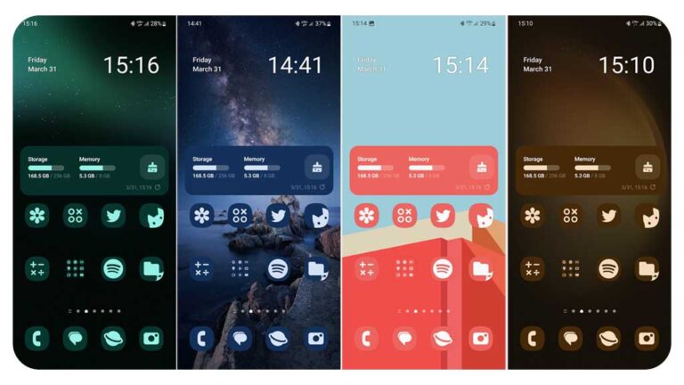 Samsung Widgets with Dynamic Color theming: Have a look in concept ...