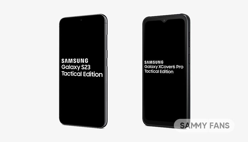 Samsung unveiled Galaxy S23 and XCover 6 Pro Tactical Edition - Sammy Fans
