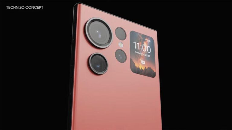 Samsung Galaxy S25 Ultra with 150x zoom camera, second screen looks stunning in concept