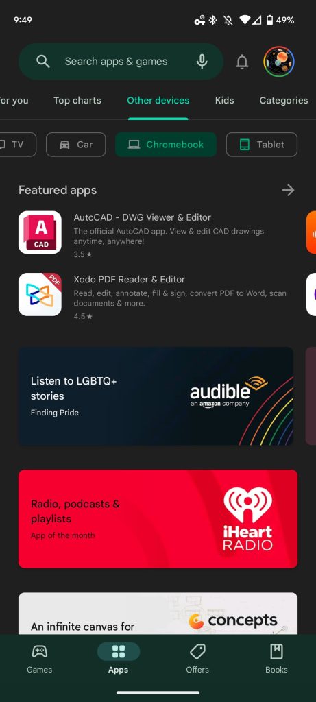 Google Play Store makes Chromebook and tablet apps easier to discover ...