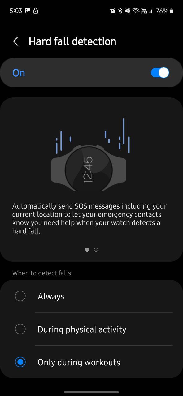 Here's how to fix fall detection notification issue on Galaxy Watch ...
