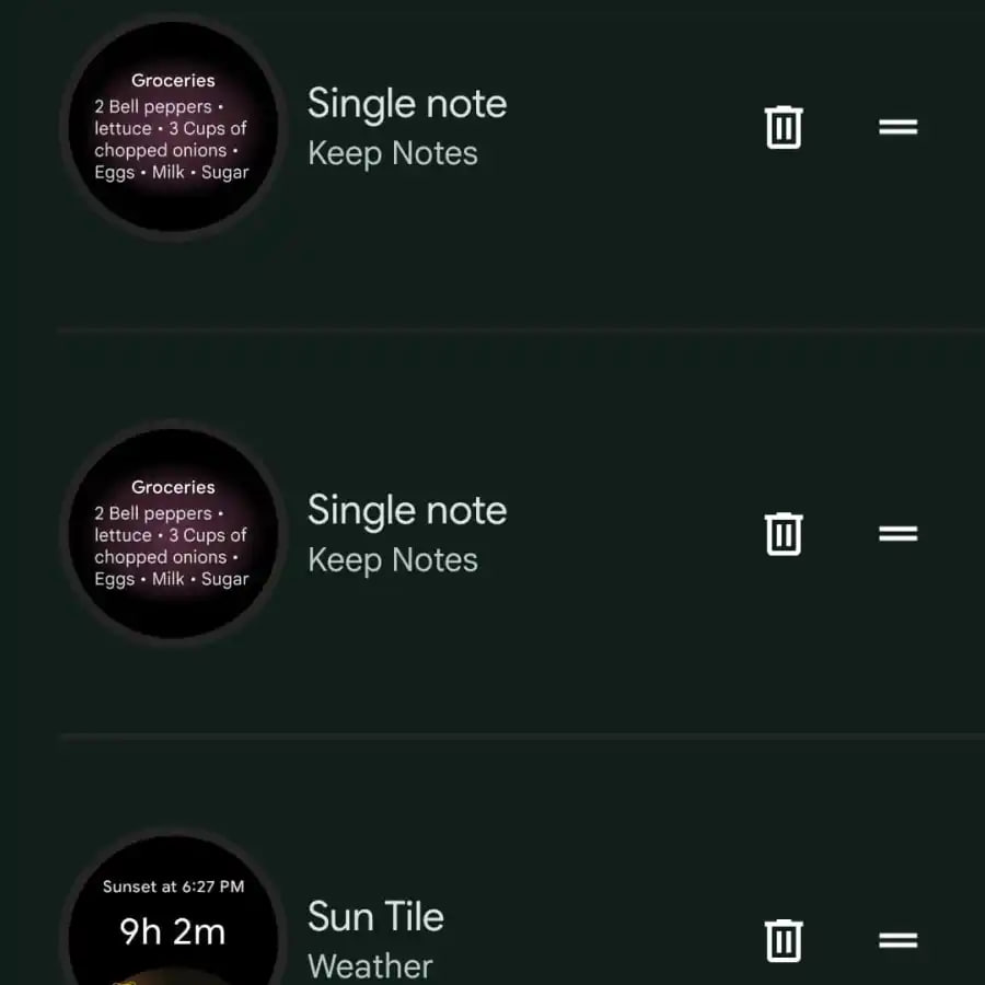 Google Keep update brings single note tile for Galaxy Watches - Sammy Fans