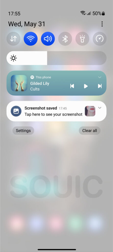 Samsung One UI 6 concept displays gradient elements, interface rounding