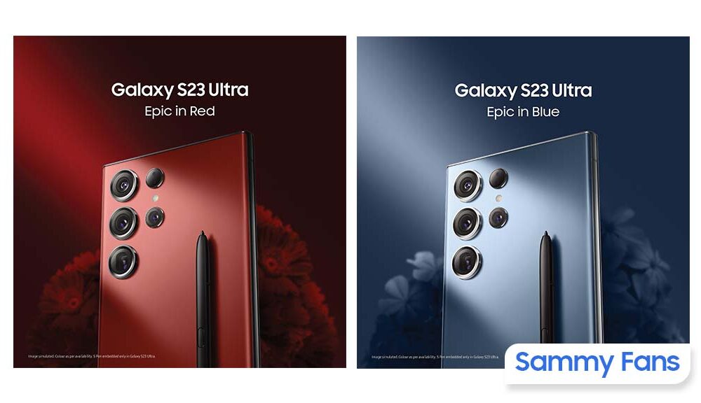 Samsung launches Galaxy S23 Ultra in new Red and Blue colors in India ...