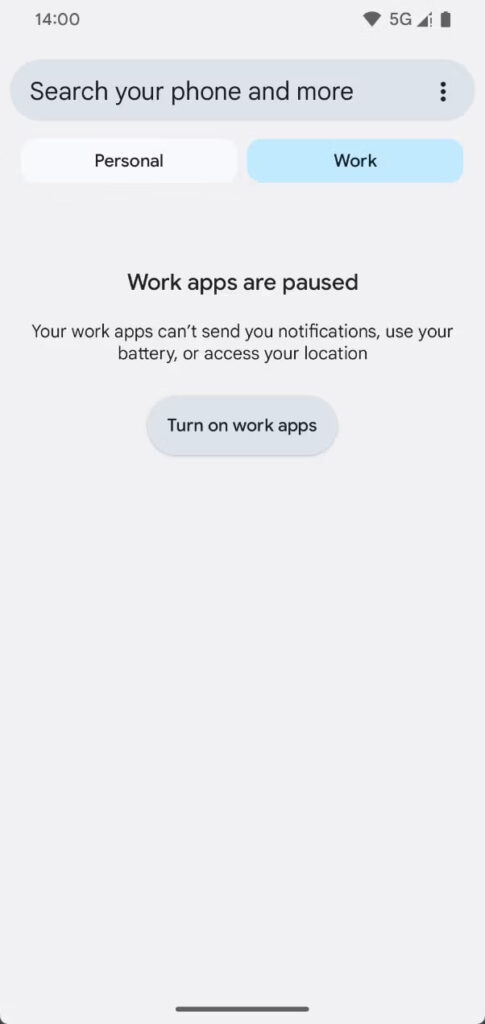 Android 14's work profile change keeps you engaged to work even when you're not