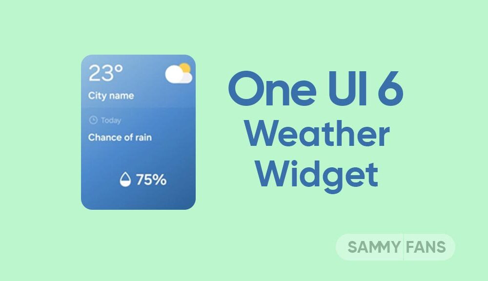 One UI 6 Feature: Samsung's Android 14 Beta brings recreated Weather ...