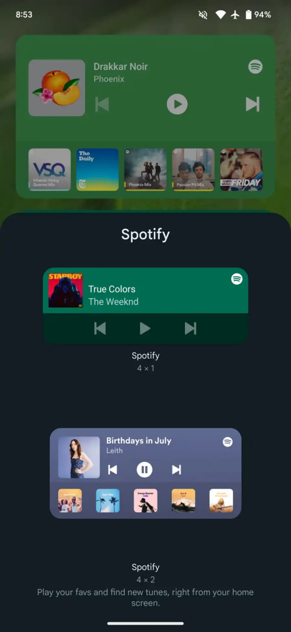 Spotify introduces new widget feature for Android users