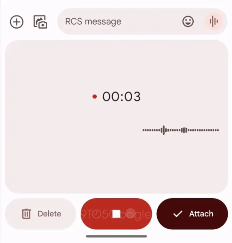 Google Messages to get a new and improved Voice Recorder UI - Sammy Fans