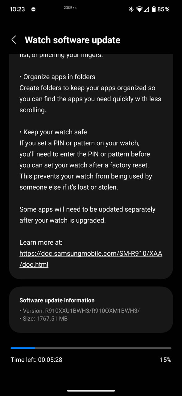 One UI 5 Watch update arrives in India for Samsung Galaxy Watch 5 - Sammy Fans