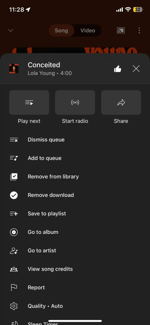 YouTube Music bringing new buttons to its overflow menu - Sammy Fans