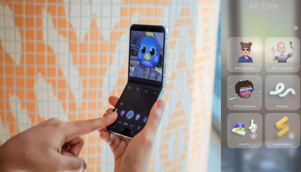 Galaxy Z Flip 5 AR Zone: Elevate Your Selfies and Videos with AR Magic! - Sammy Fans