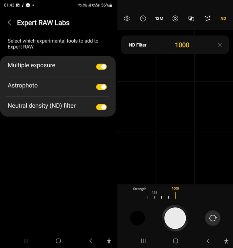 Samsung Expert RAW camera app update adds Neutral Density filter feature (Download) - Sammy Fans